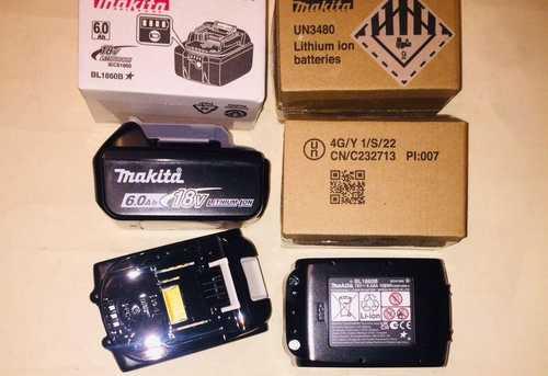 Аккумулятор makita 18v 6.0A/h BL1860B 197422-4