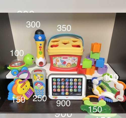 Игрушки для малышей Fisher price, Chicco