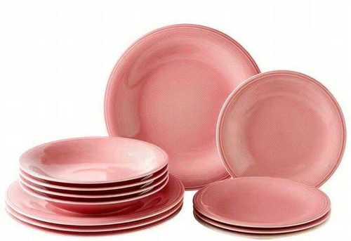 Villeroy & Boch Набор тарелок 12 предметов, розовы