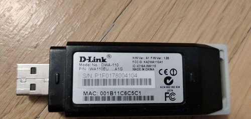 D-link DWA-110 wifi адаптер