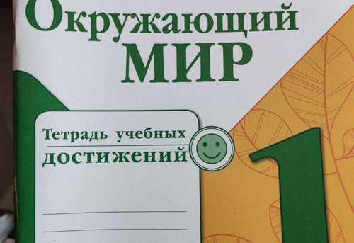 Окружающий мир 1 класс тетрадь учебных достижений