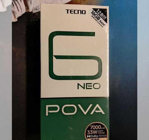 TECNO Pova 6 Neo, 8/128 ГБ