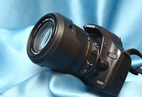 Canon EOS 500D + суперзум Sigma 18-200