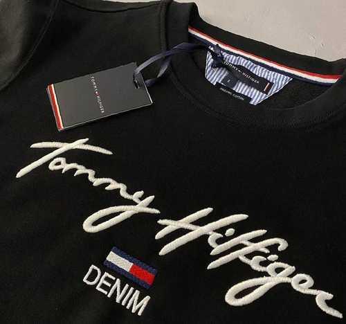 Свитшот Tommy Hilfiger трехнитка люкс мужской