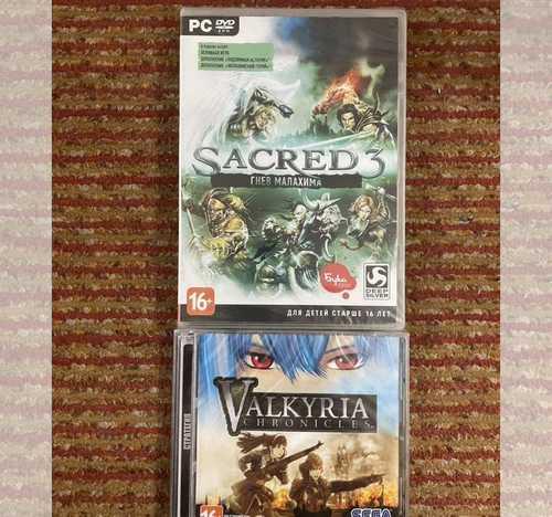 Игры для пк Sacred 3 и Valkyria Chronicles