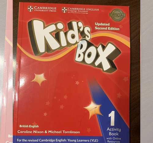 Учебник и раб тетрадь английский Kid's box