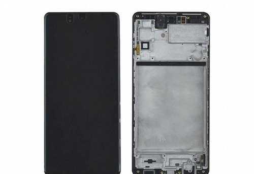 Дисплей Samsung Galaxy M51 M515F черный+рамка Orig