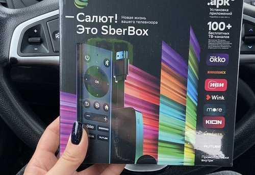 Сбербокс смарт-тв приставка Sberbox