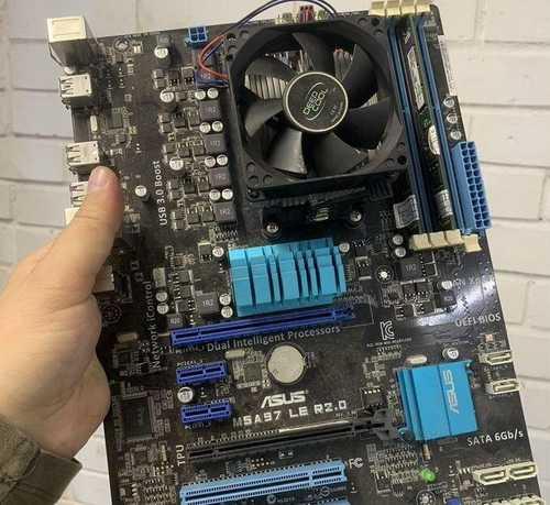 Комплект fx4300(4*4ггц) /мать Asus /DDR3-8gb