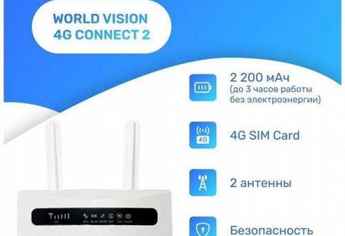 Wifi роутер с сим картой World Vision 4G connect 2