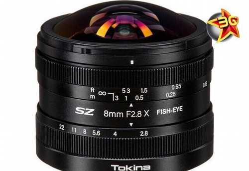 Объектив Tokina SZ 8mm f/2.8 Fisheye MF Fujifilm X