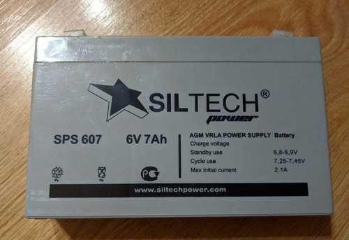 Аккумулятор siltech (SPS 607) 6V 7 Ач
