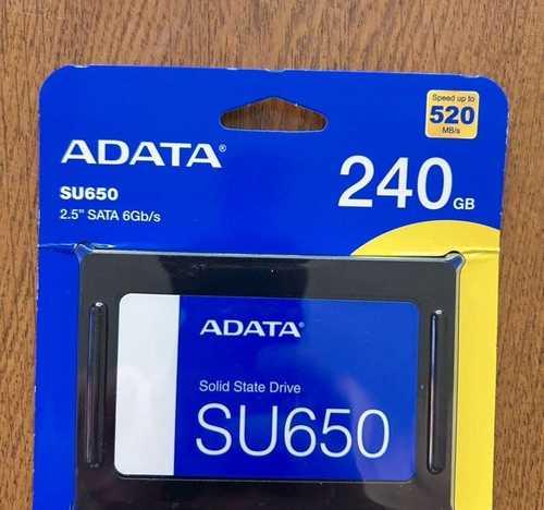 Ssd диск adata SU650 на 240gb