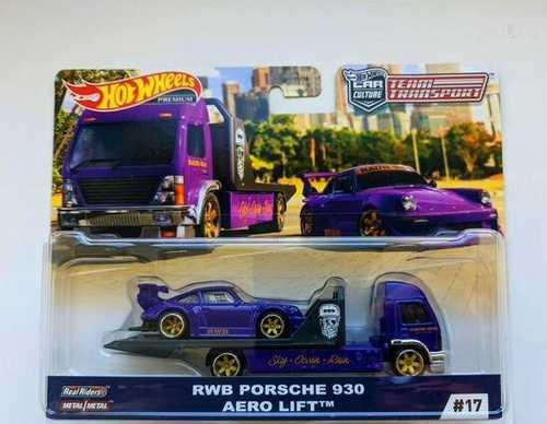 Hot wheels Premium Team Transport RWB Porshe 930