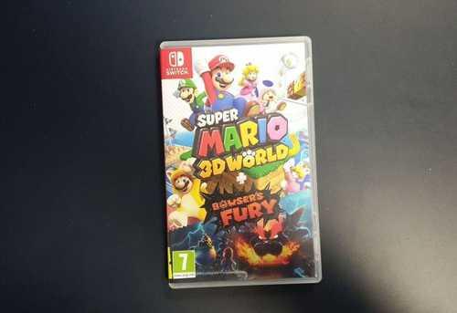 Super Mario 3D world nintendo switch б/у