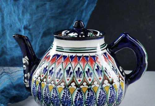 Заварочный чайник Риштанская керамика, 2 литра