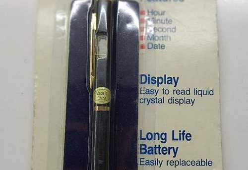 Ручка с электронными часами