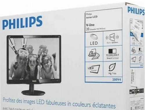 Продаётся монитор Philips 200v4, 19,5 Новый