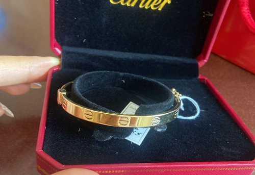 Новый золотой браслет cartier