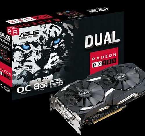 Видеокарта Asus Radeon RX 580-8Gb