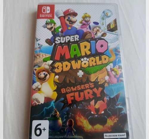 Картридж Super Mario 3D World  Bowsers fury