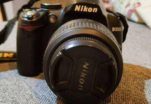Зеркальный фотоаппарат Nicon D3000