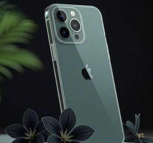 Чехол на iPhone 13 pro max прозрачный