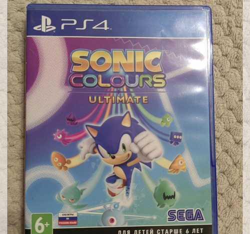 Игра для ps4 Sonic Colours