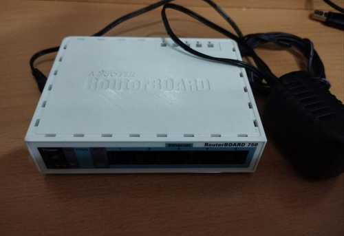 Маршрутизатор Mikrotik routerboard 750