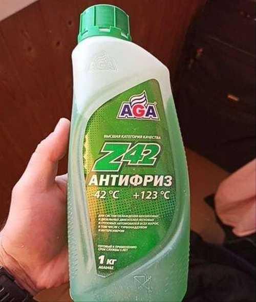 Антифриз Aga z42 1 литр зеленый