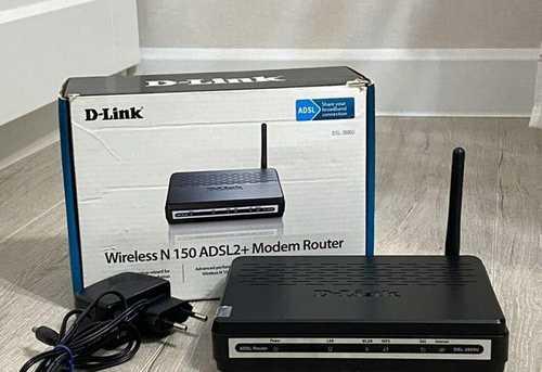 Wifi роутер D-Link DSL-2600U