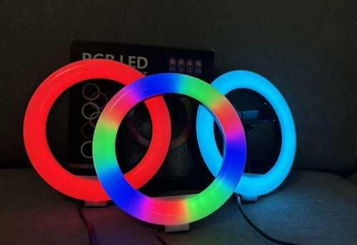 Кольцевая лампа (CXB-RGB200) RGB LED 20 см