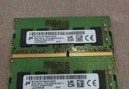 Оперативная память для ноутбука ddr4 8gb