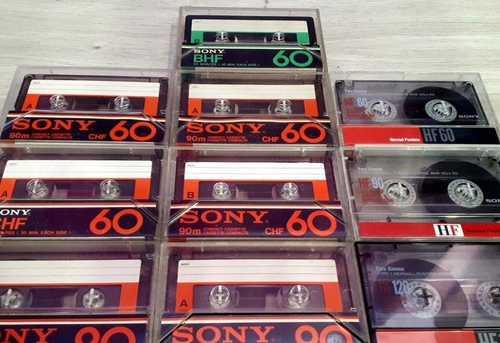 Аудиокассеты sony снf-bhf 60min,HF 60,90,120 min