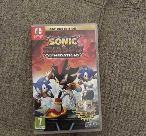 Sonic X Shadow generations switch картридж