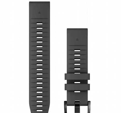 QuickFit 22 Watch Bands Graphite Silicone