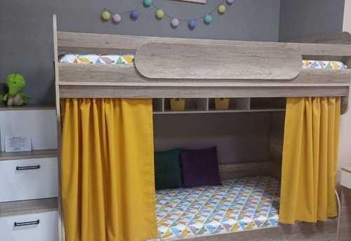 Двухъярусная кровать для детей и подростков