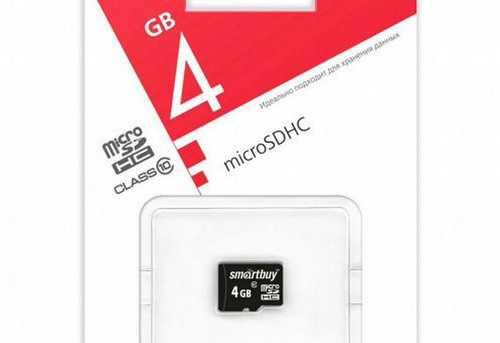 Карта MicroSD SmartBuy на 4GB