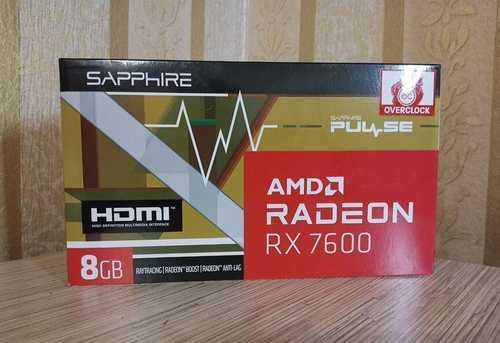 Видеокарта новая Sapphire Pulse AMD Radeon RX 7600