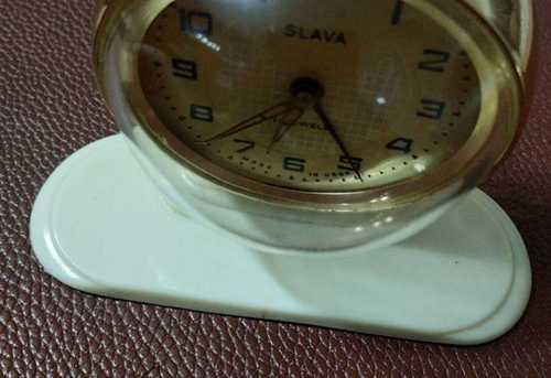 Часы будильник Глобус Космос СССР