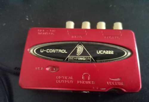 Внешняя звуковая карта behringer uca222