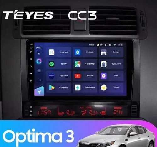 Андроид магнитола Teyes CC3L 4/32 Kia Optima