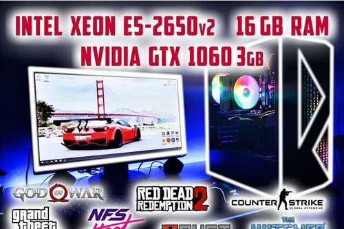 Игровой компьютер на Intel i7/GTX1060/16Gb/SSD480