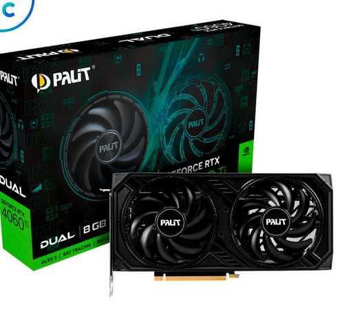 Видеокарта RTX4060Ti 8GB Palit Dual NE6406T019P1-1