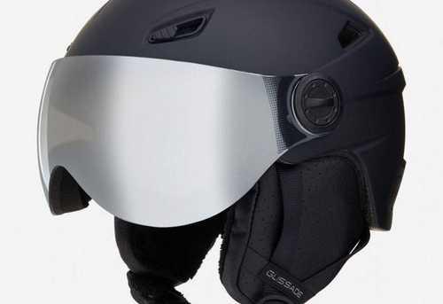 Новый горнолыжный шлем с визором Glissade