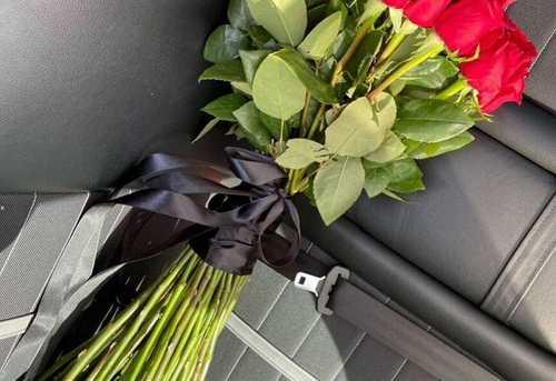 Розы красные, Цветы букеты с доставкой 101, 51