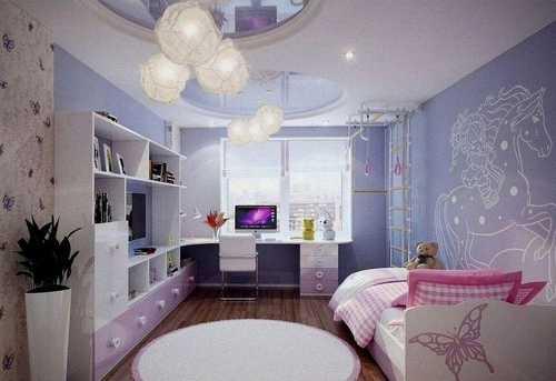 Мебель для детской кровать, шкаф
