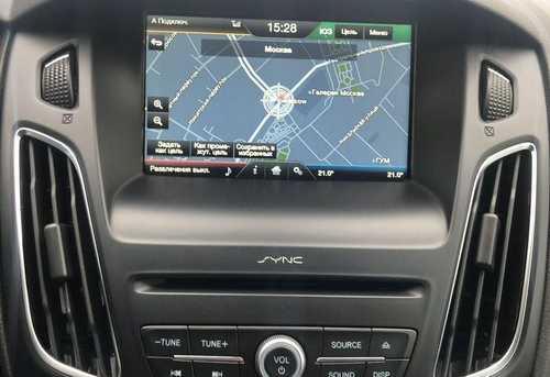 Магнитола Sync2 для Ford Focus 3