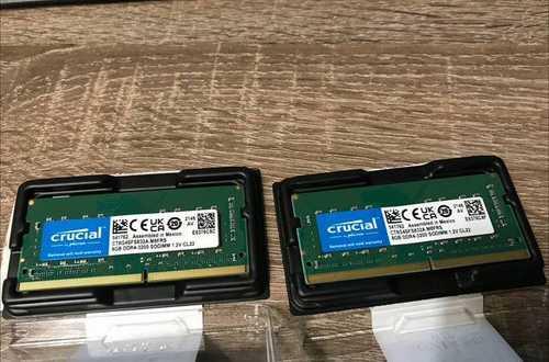 Оперативная память sodimm Crucial 8Gb