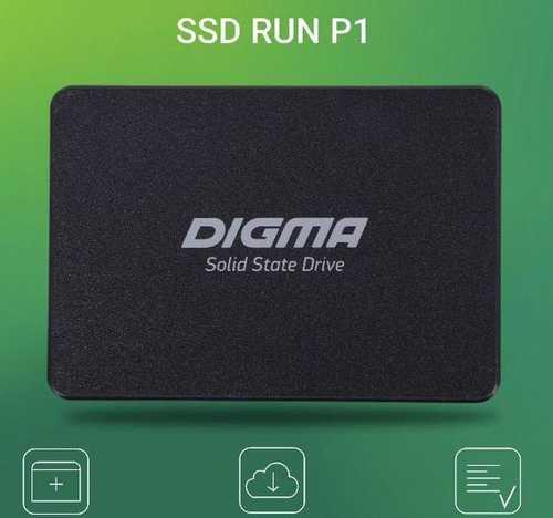 Digma 1 тб Внутренний SSD-диск SATA III Run P1